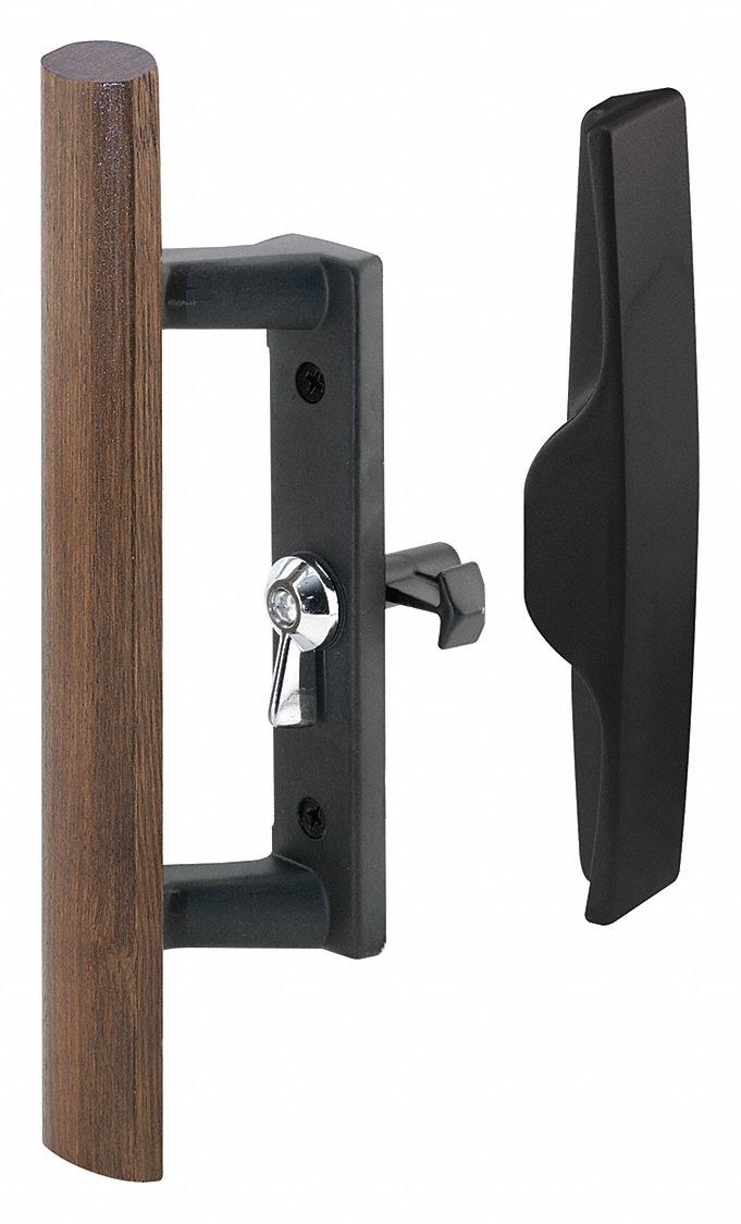 Prime Line C 1219 Sliding Door Handle with Mortise Lock White