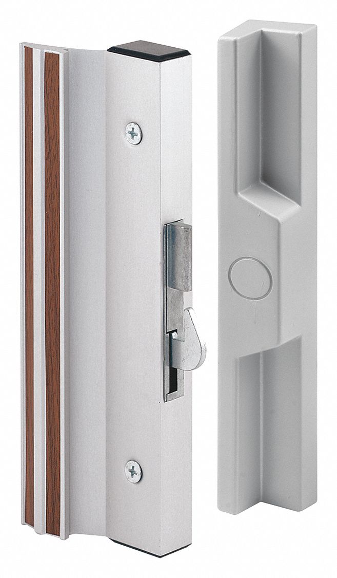 PRIME-LINE, 2 1/2 in Lg, 3/4 in Wd, Sliding Door Lock - 54FX93|C 1198 ...
