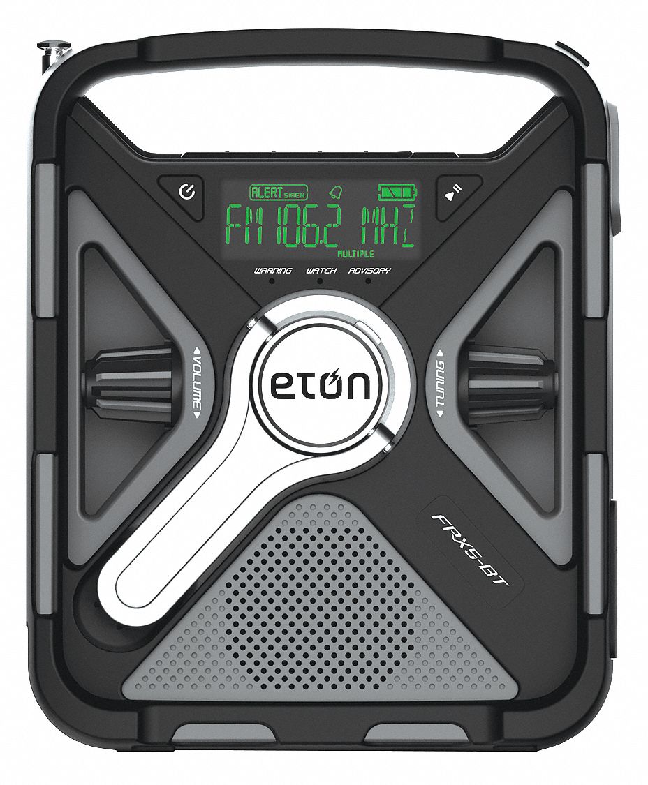 Weather Radio, Gray, AM/FM, NOAA - Grainger