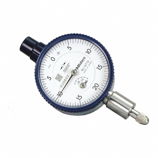 Mitutoyo 0 In To 0 1 In Range Balanced Reading Dial Indicator Flat