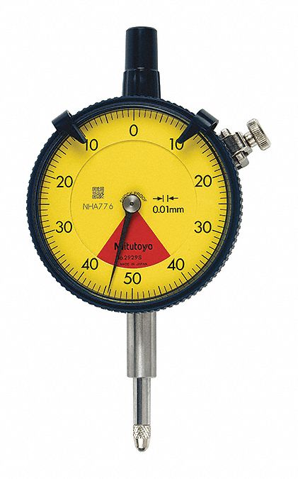MITUTOYO, 0 mm to 0.8 mm, Metric, Dial Indicator - Lug Back - 54GE68|2929A - Grainger