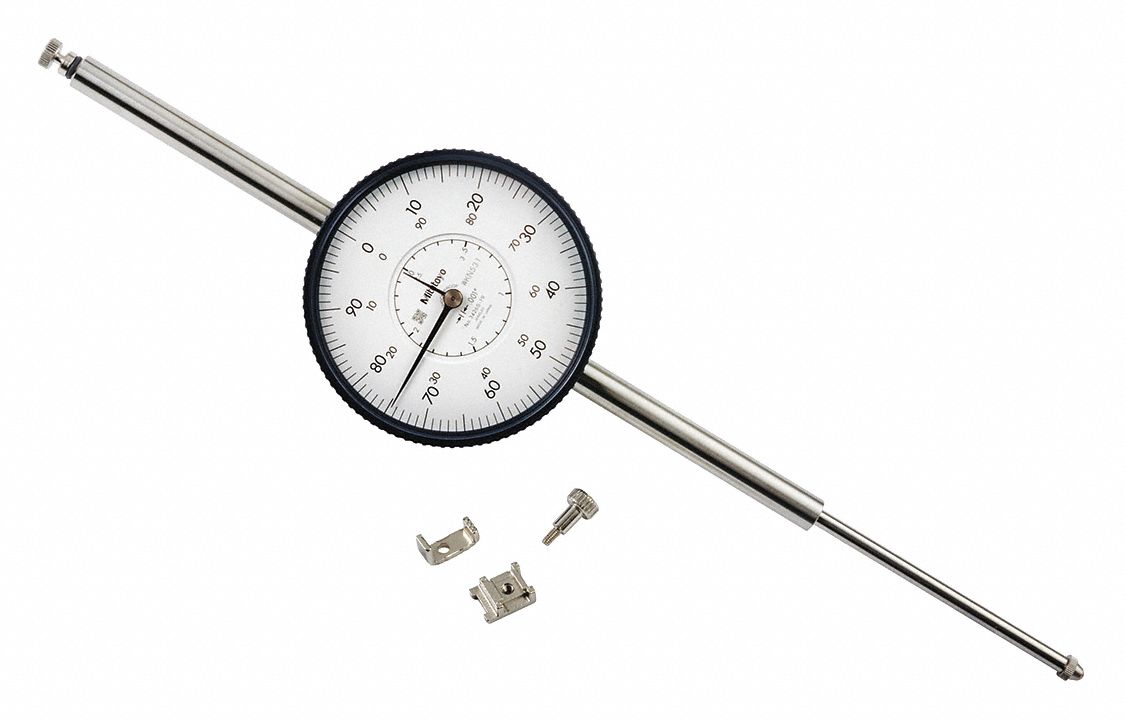 MITUTOYO, 0 in to 3 in, Inch, Dial Indicator - Lug Back - 54GF69|3426S-19 - Grainger