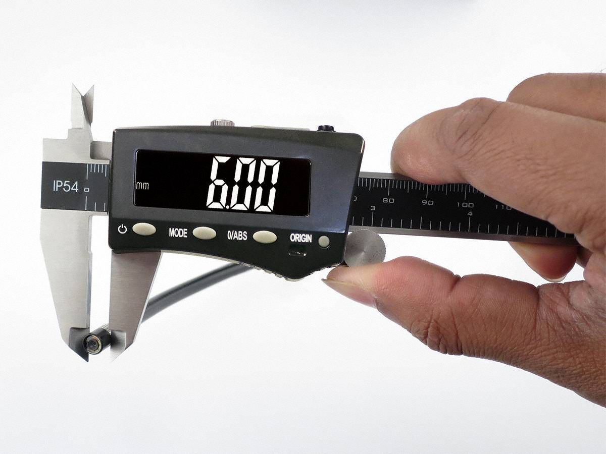 GENERAL TOOLS Fractional-Display Digital Caliper, Range 0 in to 6 in, 0 ...