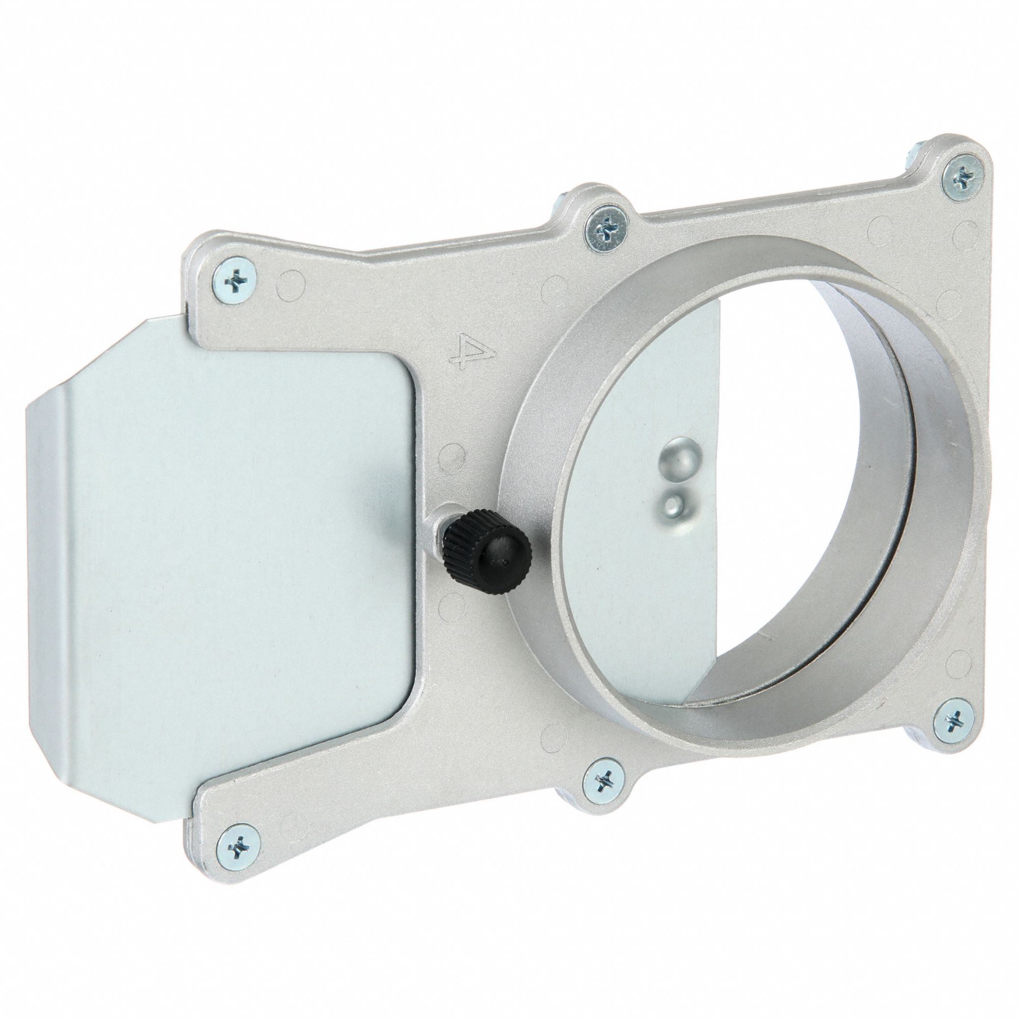4 in Duct, Galvanized Steel Blade, Blast Gate - 54GZ03|BGF04 - Grainger