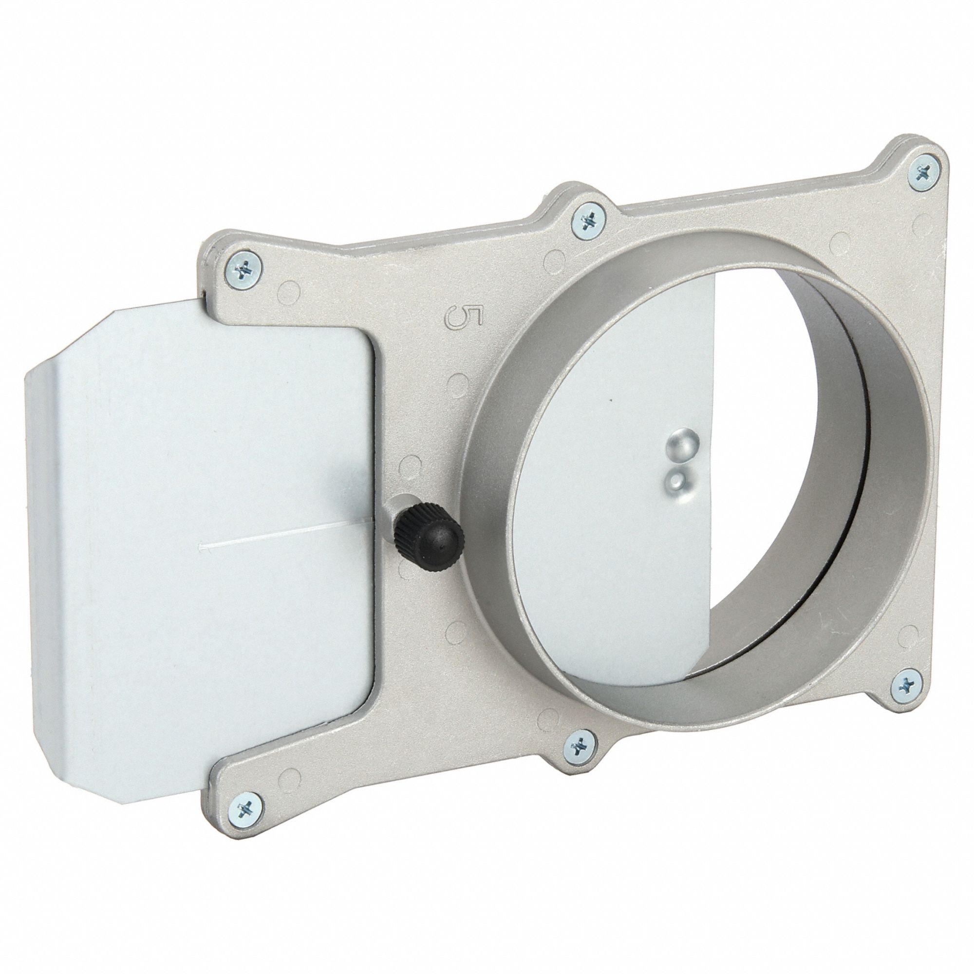 5 in Duct, Galvanized Steel Blade, Blast Gate - 54GZ04|BGF05 - Grainger