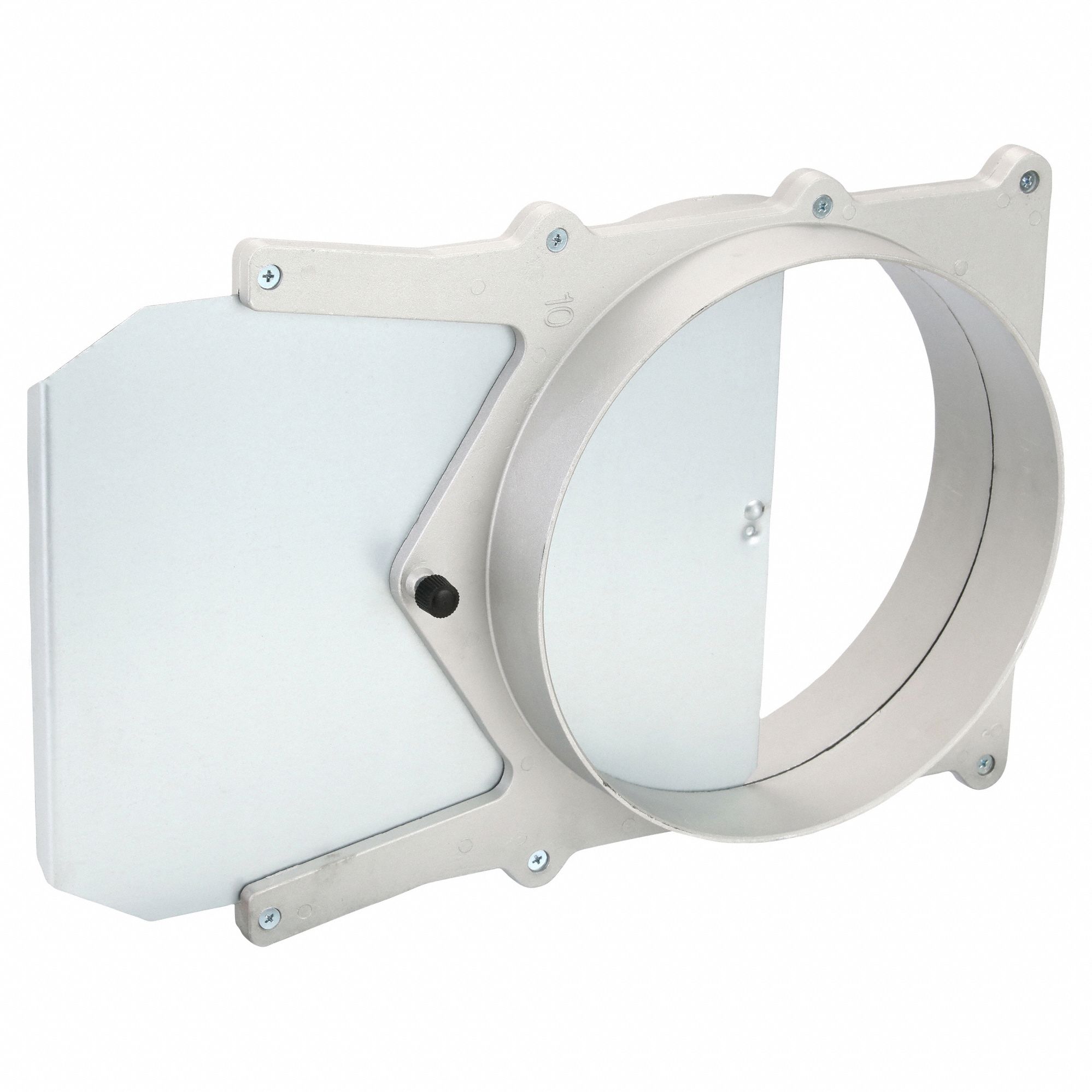 10 in Duct, Galvanized Steel Blade, Blast Gate - 54GZ07|BGF10 - Grainger