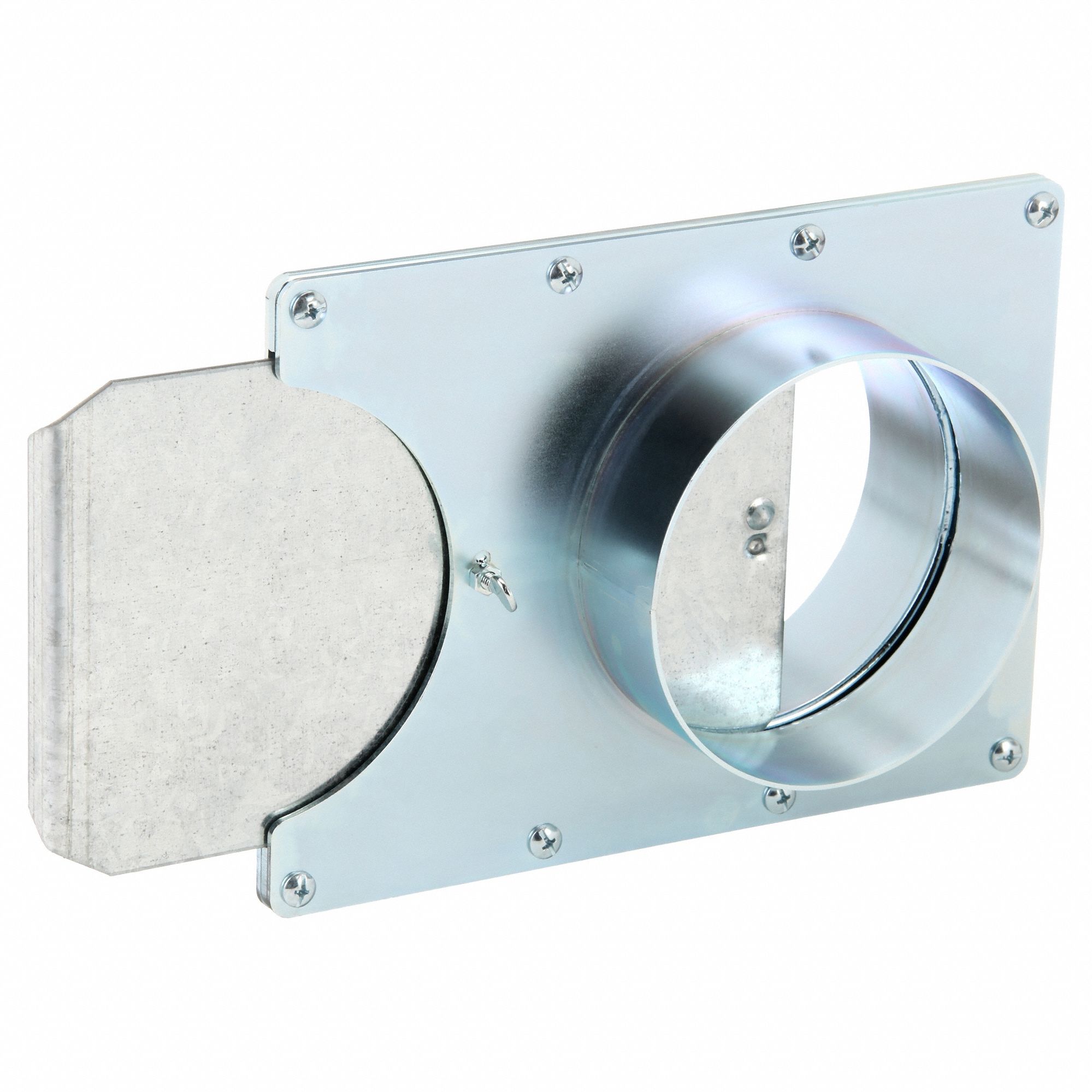 12 in Duct, Galvanized Steel Blade, Blast Gate - 54GZ13|BGG12C - Grainger