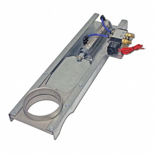 6 in Duct, Galvanized Steel Blade, Blast Gate - 54GZ21|BGPN06 - Grainger