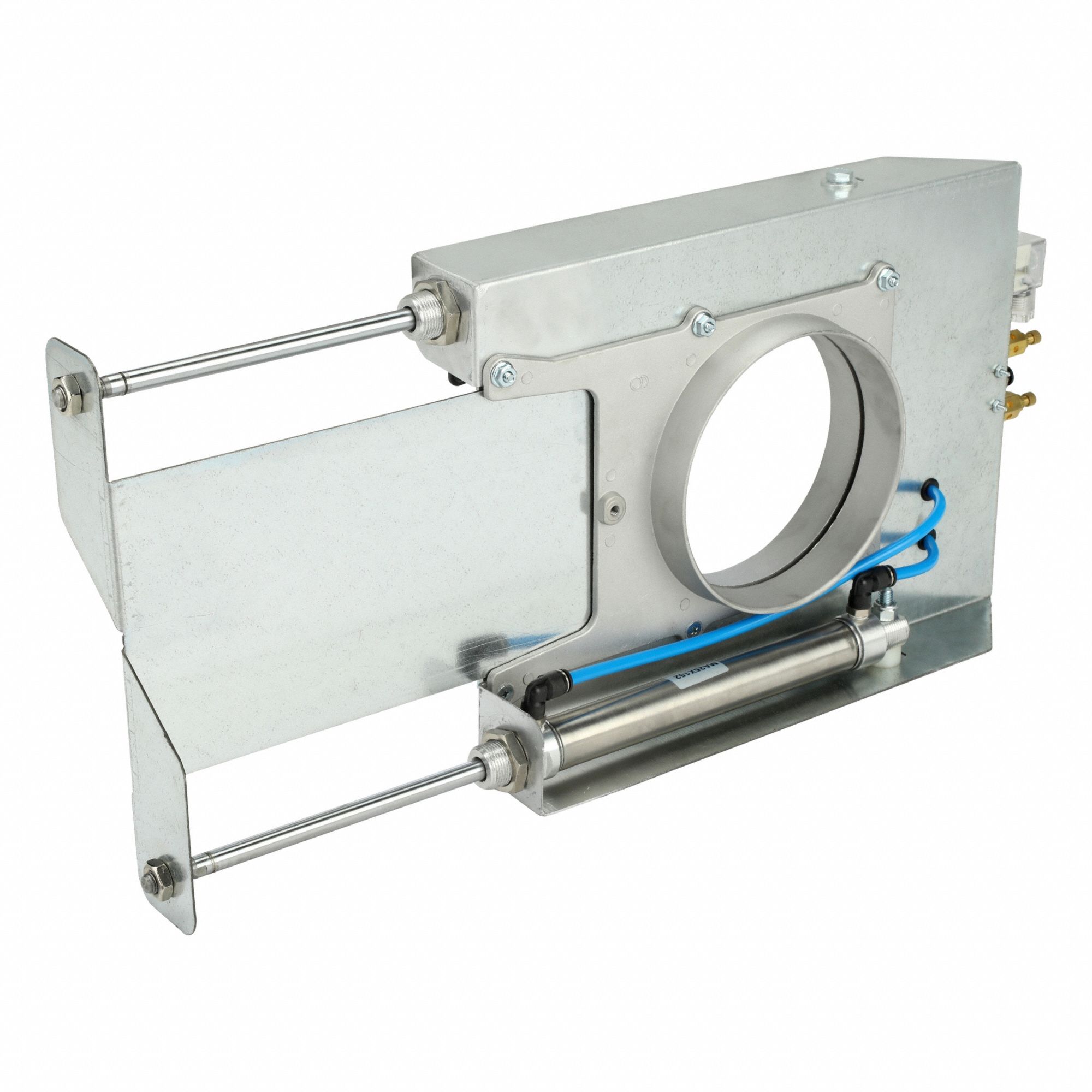 6 in Duct, Galvanized Steel Blade, Blast Gate - 54GZ28|BGASM06 - Grainger