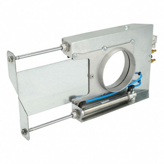 6 in Duct, Galvanized Steel Blade, Blast Gate - 54GZ28|BGASM06 - Grainger