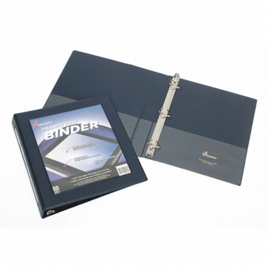 1 in Ring Size, Slant D-Ring, Ring Binder - 54HD47|7510-01-462-1388 ...