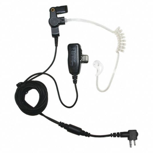 EARPHONE CONNECTION, Fits Motorola, Earbud, Surveillance Kit - 54HH73 ...