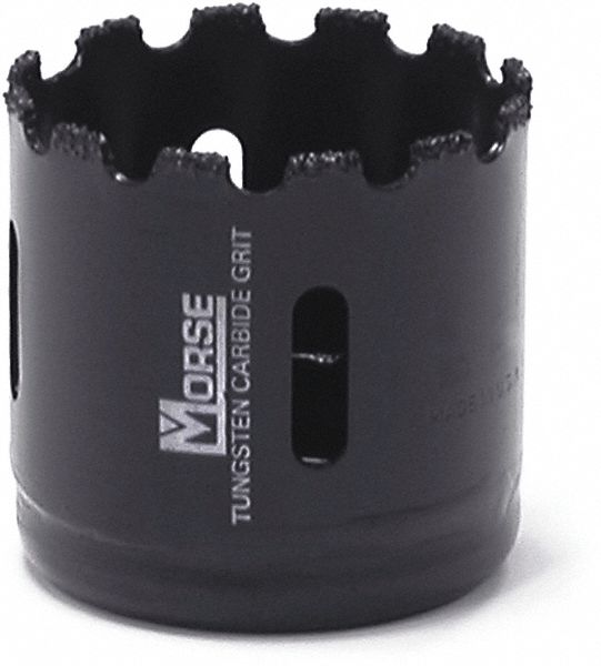 MORSE HOLE SAW, 2¾ IN SAW DIAMETER, 1⅞ IN MAX CUTTING DEPTH, ⅝"-18 ...