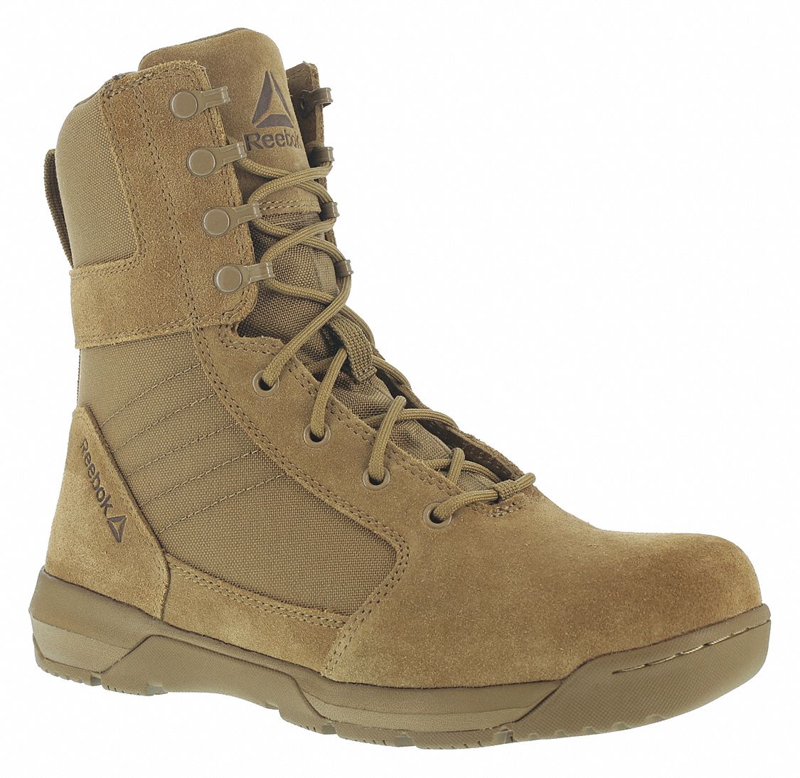 Military/Tactical, 8, W, Men's, Coyote, Plain Toe Type, 1 PR - Grainger