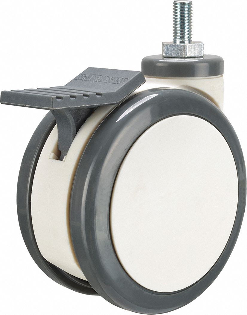 GRAINGER APPROVED STEM CASTER,LIGHT-DUTY,4-3/4" OVERALL H - Stem ...