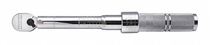 PROTO Micrometer Torque Wrench: Inch-Pound, 3/8 in Drive Size, 40 in-lb ...
