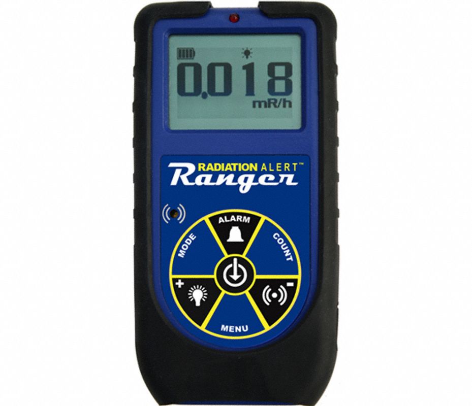 RADIATION ALERT Medidor de Radiación,LCD,NIST - 54JJ20 | RANGER ...