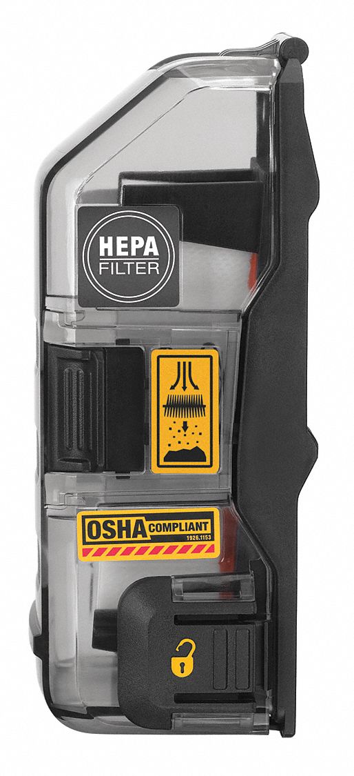 DEWALT, On-Tool, Self-Contained, Dust Extractor Dust Box - 54JJ51 ...