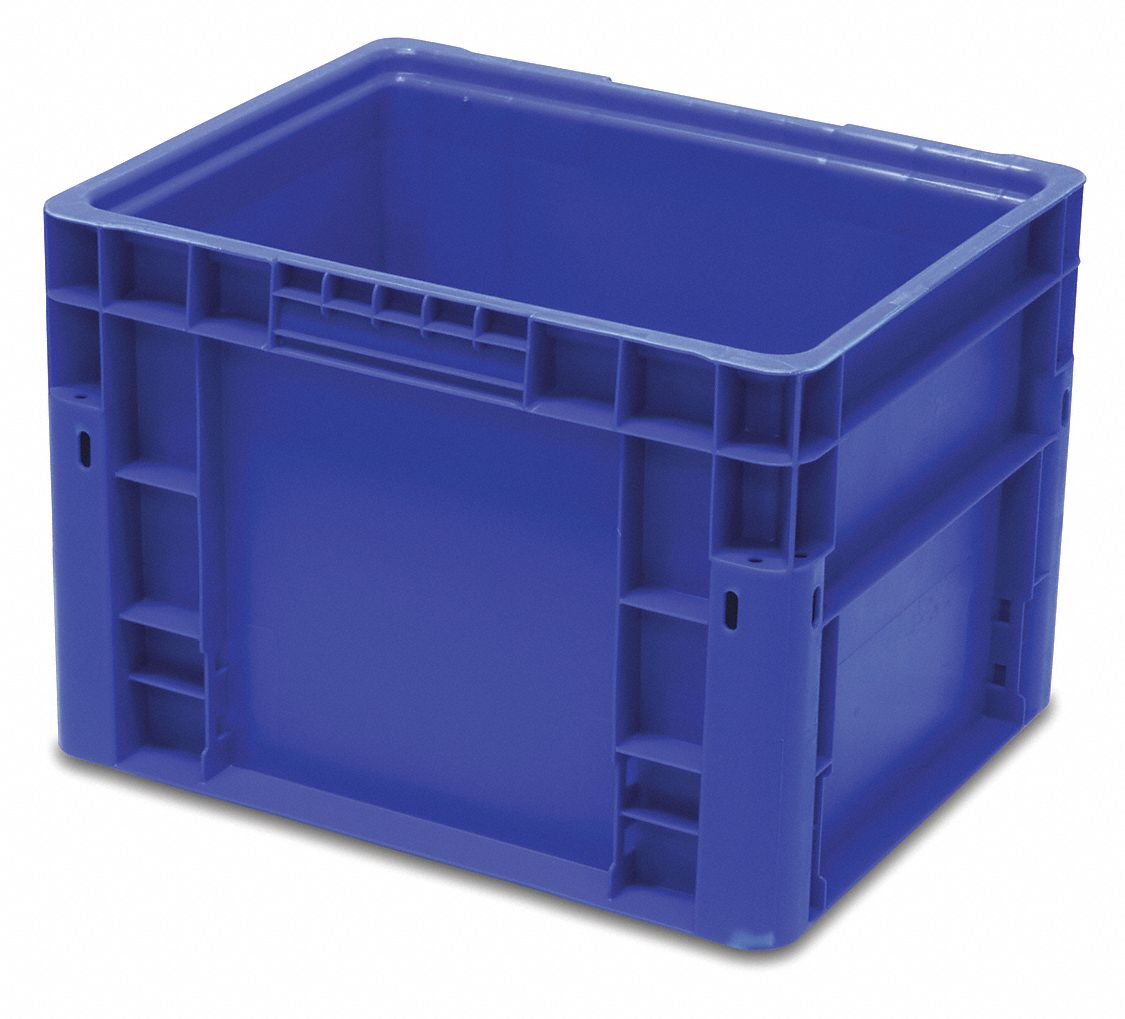 SSI SCHAEFER Straight Wall Container: 5.53 gal, 12 in x 15 in x 11 in ...
