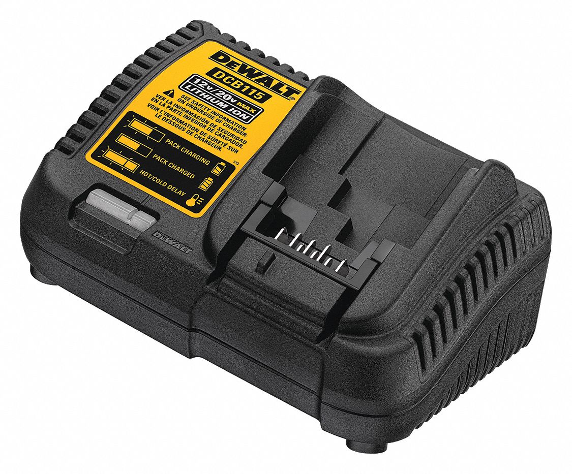 DEWALT, Single-Port Charging, For 10.8V DC/18V DC, Battery Charger ...