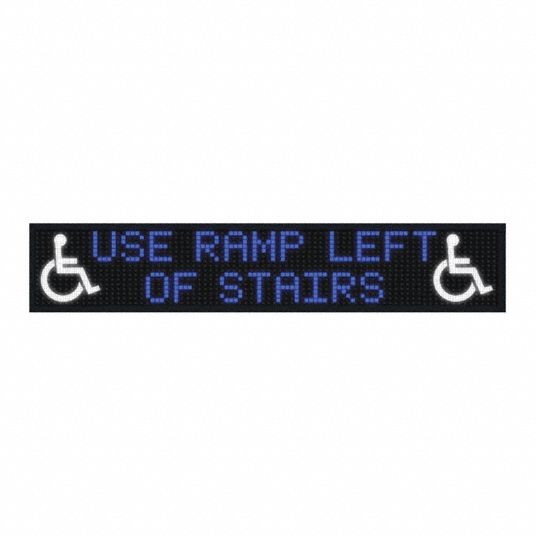 LED Message Display Sign - Grainger