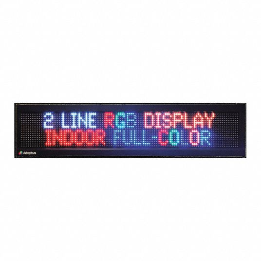 LED Message Display Sign - Grainger