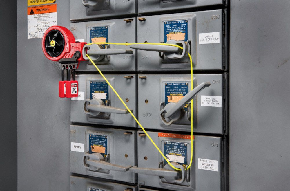 MASTER LOCK Cable Lockout, Thermoplastic Polyurethane, 9 ft ...