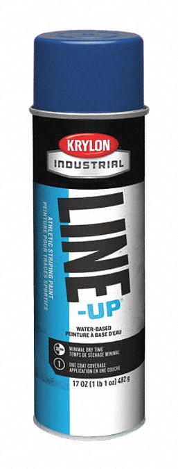 KRYLON INDUSTRIAL Striping Paint: Inverted Paint Dispensing, Athletic ...