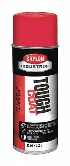 KRYLON INDUSTRIAL Rust Preventative Spray Paint: Cherry Red, 12 oz Net ...