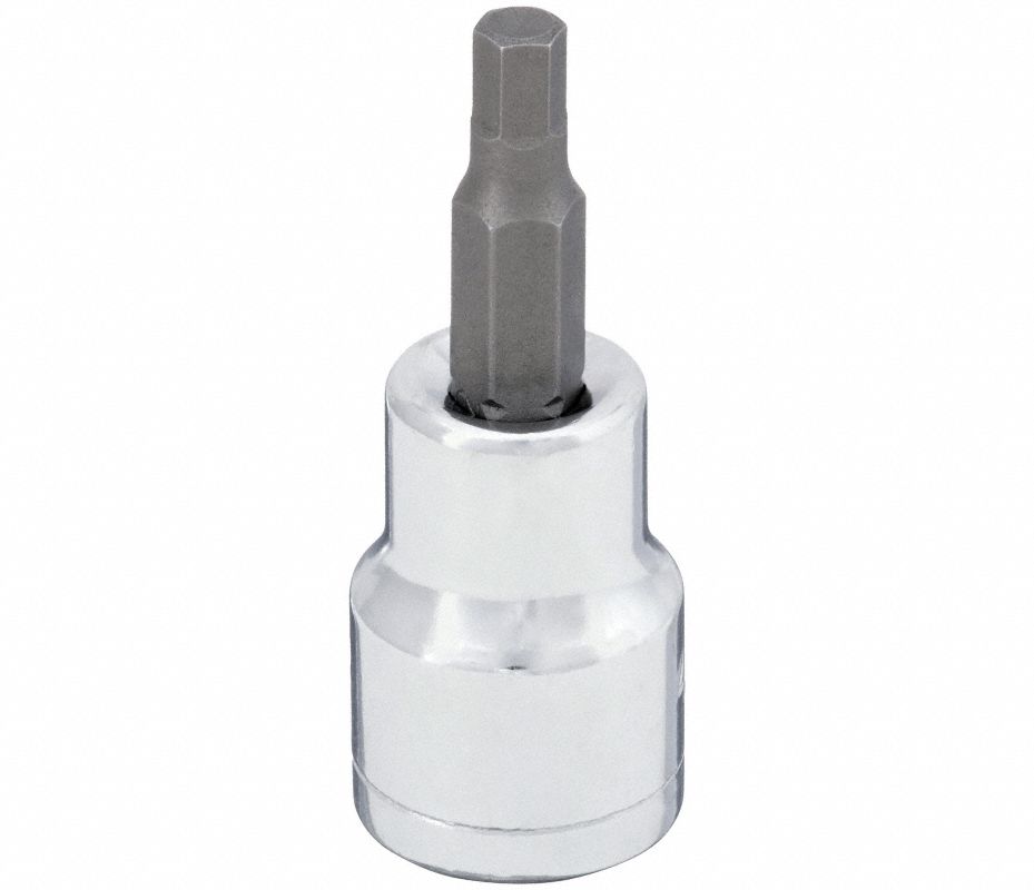 WESTWARD Dado con Punta Hexagonal, Impulsor 3/8", Tamaño de la Punta 5 ...