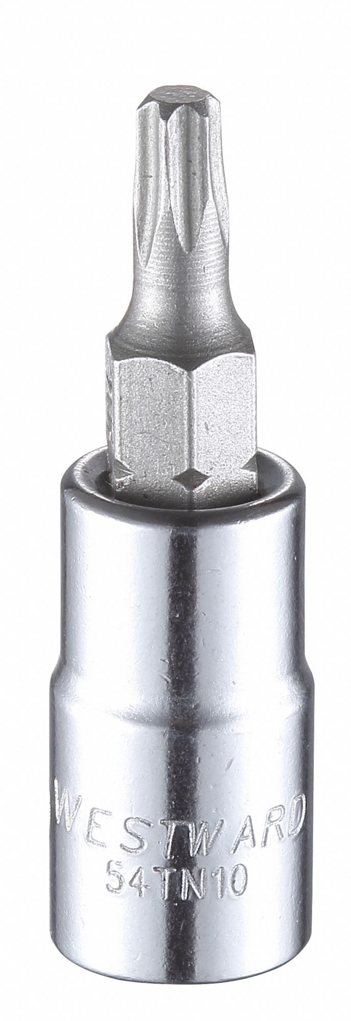 WESTWARD Socket Bit: 1/4 in Drive Size, Torx Tip, T20 Tip Size, 1 1/2 ...