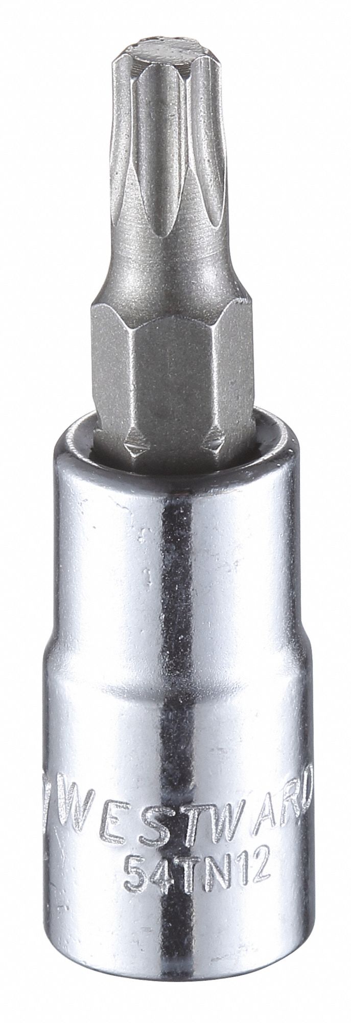 WESTWARD Socket Bit: 1/4 in Drive Size, Torx Tip, T27 Tip Size, 1 1/2 ...