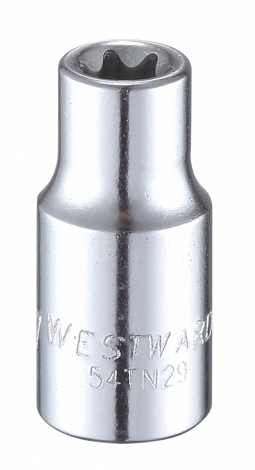 WESTWARD Socket: 1/4 in Drive Size, E7 Socket Size, External Torx, Std ...