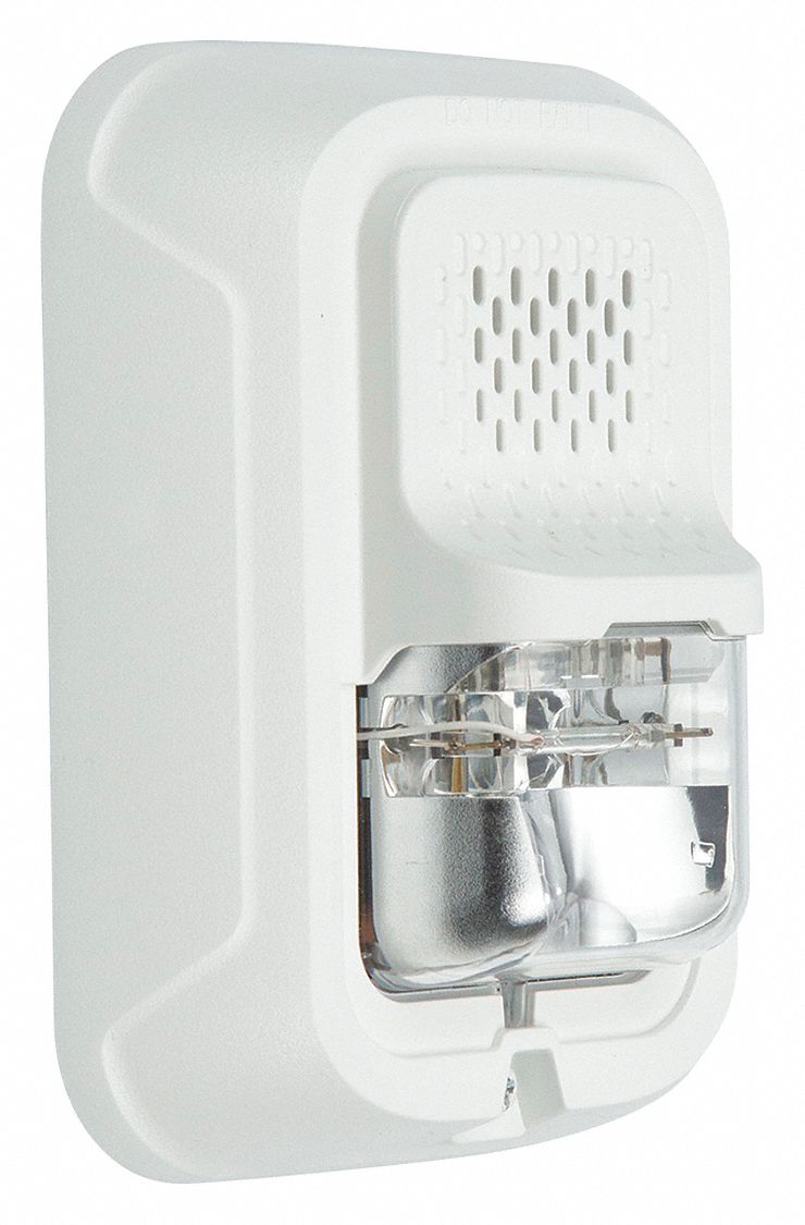 SYSTEM SENSOR, 12/24V, 5 5/8 in Overall Ht, Chime Strobe - 54TP72|CHSWL ...