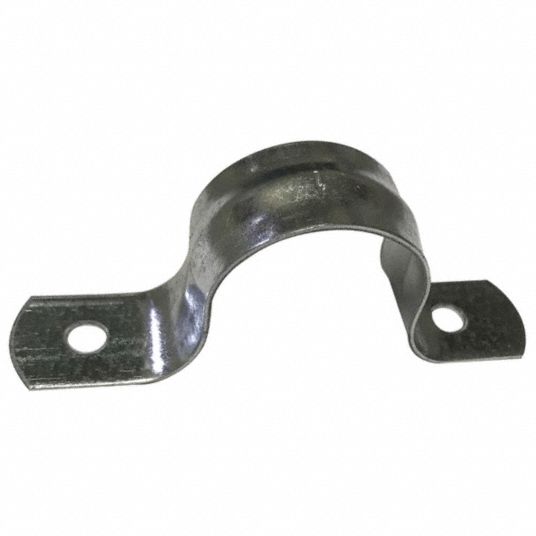 Galvanized Steel, For 1 in Pipe, Pipe Strap - 54TU21|GA-100PS - Grainger