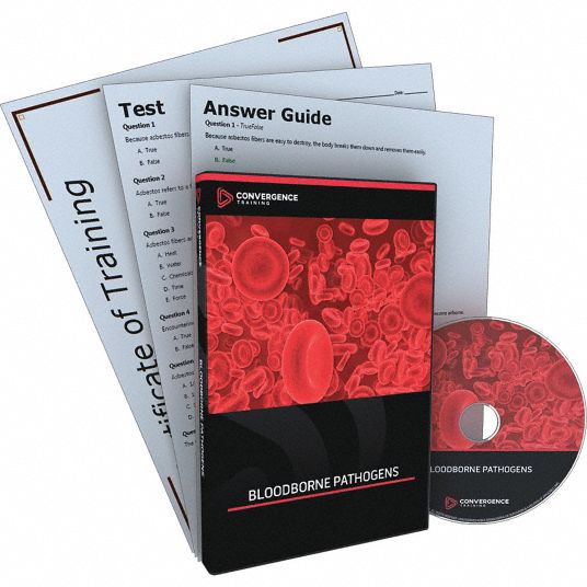 DVD, Paper/Form, Bloodborne Pathogens, English - Grainger