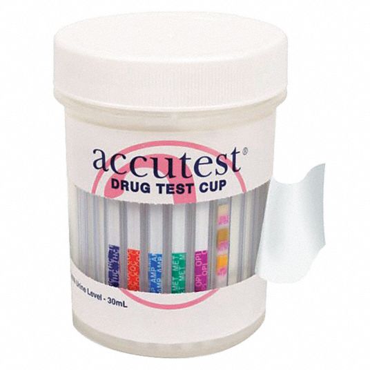ACCUTEST, 25 Tests, CLA Waived/FDA Cleared, Urine Drug Test Kit ...