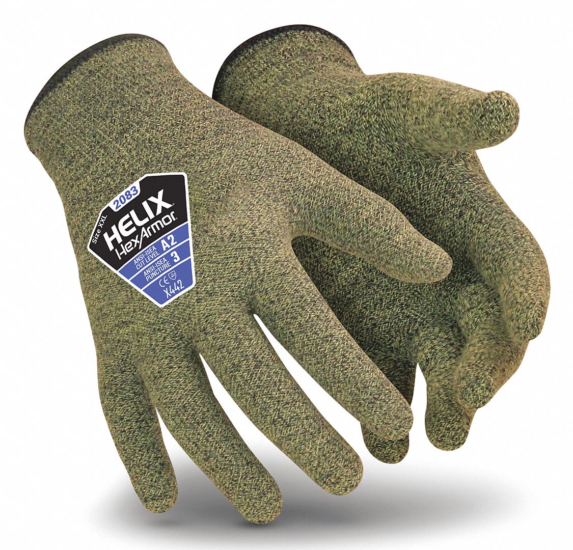 HEXARMOR, XL ( 10 ), ANSI Cut Level A2, Coated Gloves - 54WH68|2083-XL (10) - Grainger