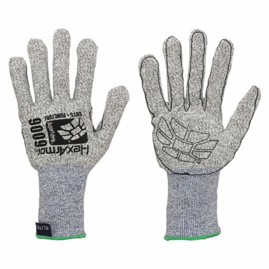 HEXARMOR, S ( 7 ), ANSI Cut Level A7, Coated Gloves - 54WJ66|9009-S (7) - Grainger