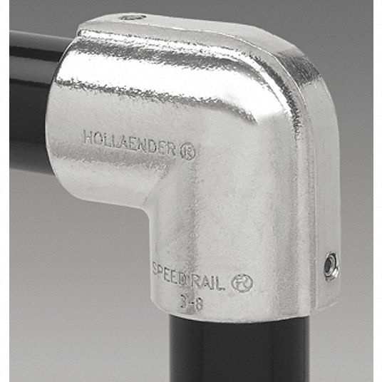 HOLLAENDER Structural Pipe Fitting: Elbow, 1 in For Pipe Size, For 1 3/ ...