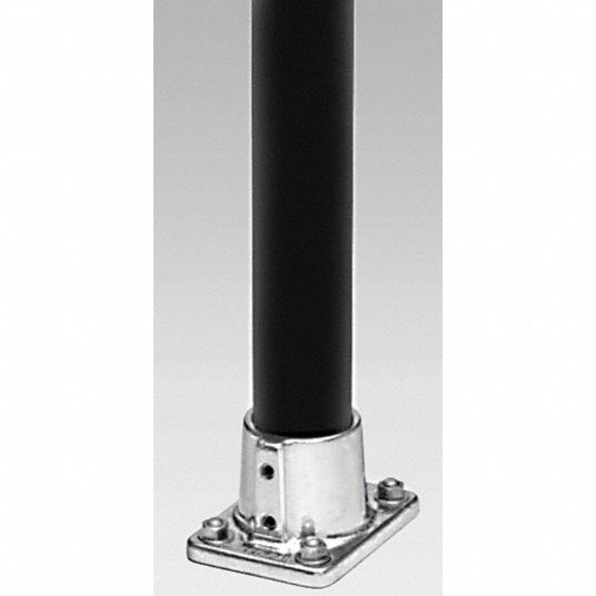 HOLLAENDER Structural Pipe Fitting: Base Flange, 2 in For Pipe Size ...