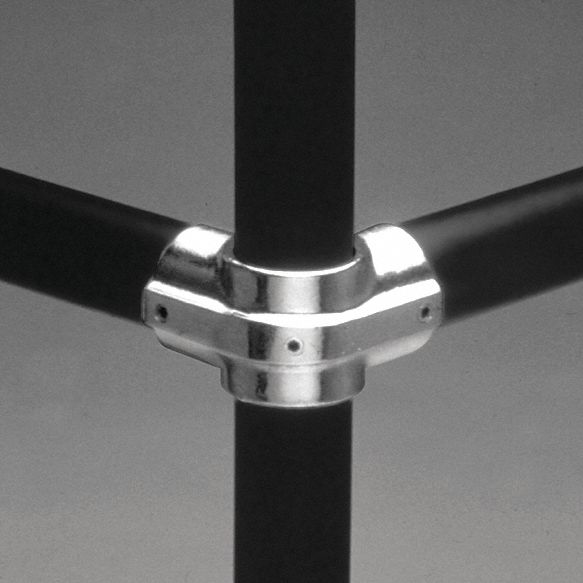 HOLLAENDER Structural Pipe Fitting: Tee, 1 1/4 in For Pipe Size, For 1 ...