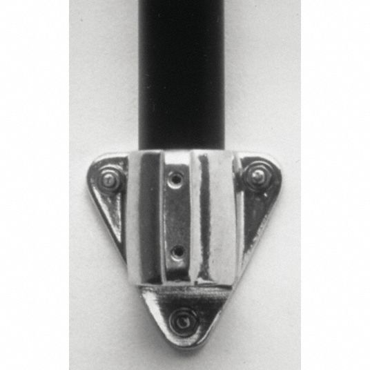 HOLLAENDER Structural Pipe Fitting: Wall Flange, 1 in For Pipe Size ...