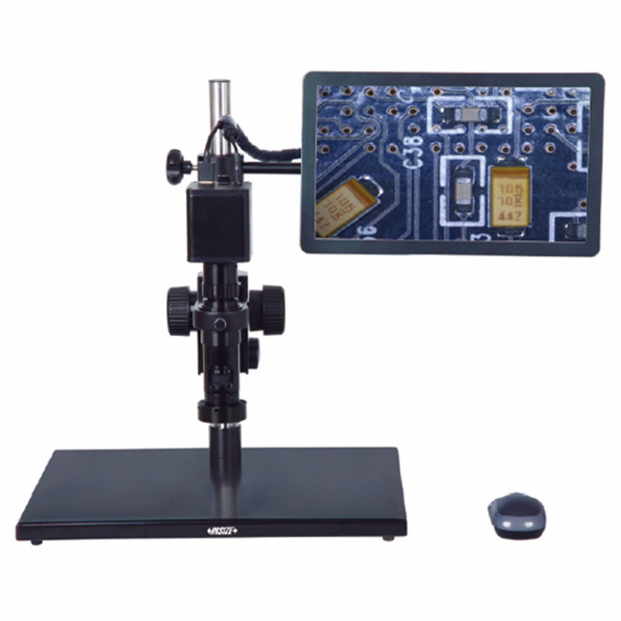 INSIZE, Monocular, 20X to 123X, Digital Microscope - 54XJ10|5303-AF103 ...