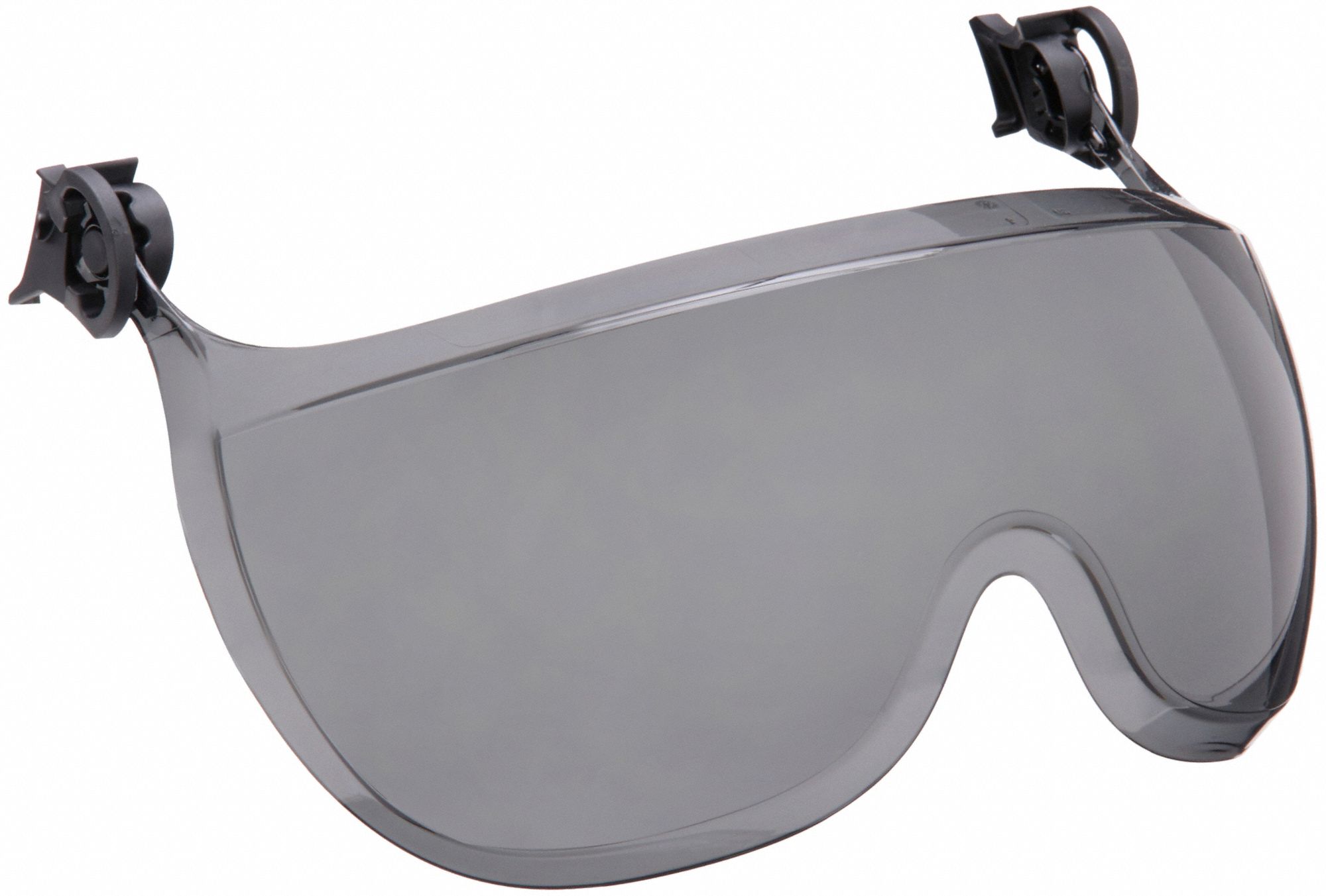 3M, Gray Lens Color, Anti-Fog/Scratch-Resistant, Hard Hat Visor ...