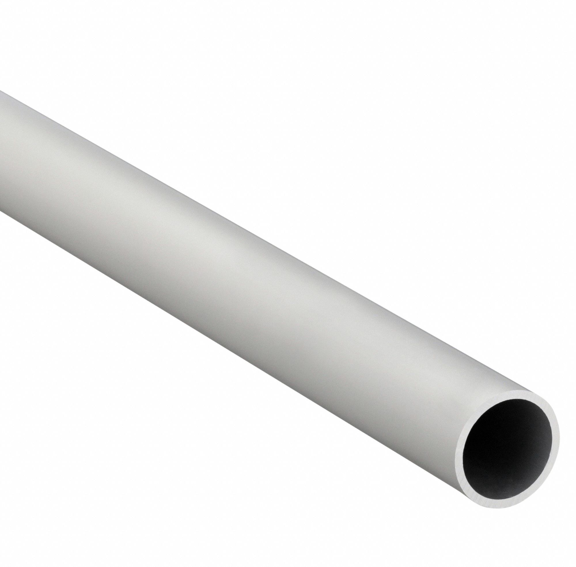 1 1/4 in Nominal, 1 5/8 in Actual OD, Aluminum Framing Pipe - 54XN49 ...