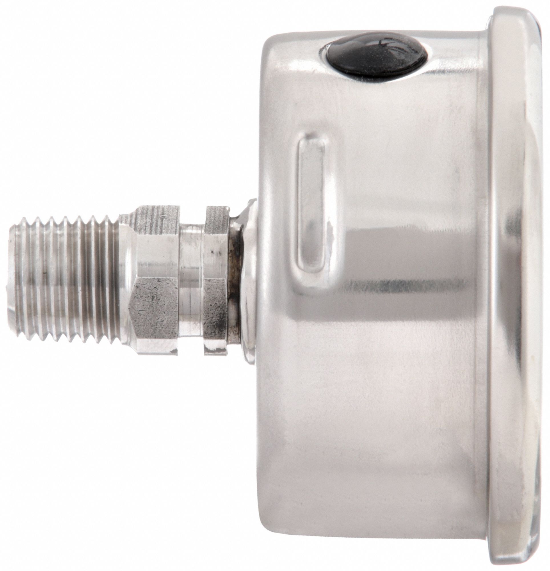 PIC GAUGES Industrial Compound Gauge: 30 to 0 to 30 in Hg/psi, 2 in Dial, Field-Fillable, 300 ...