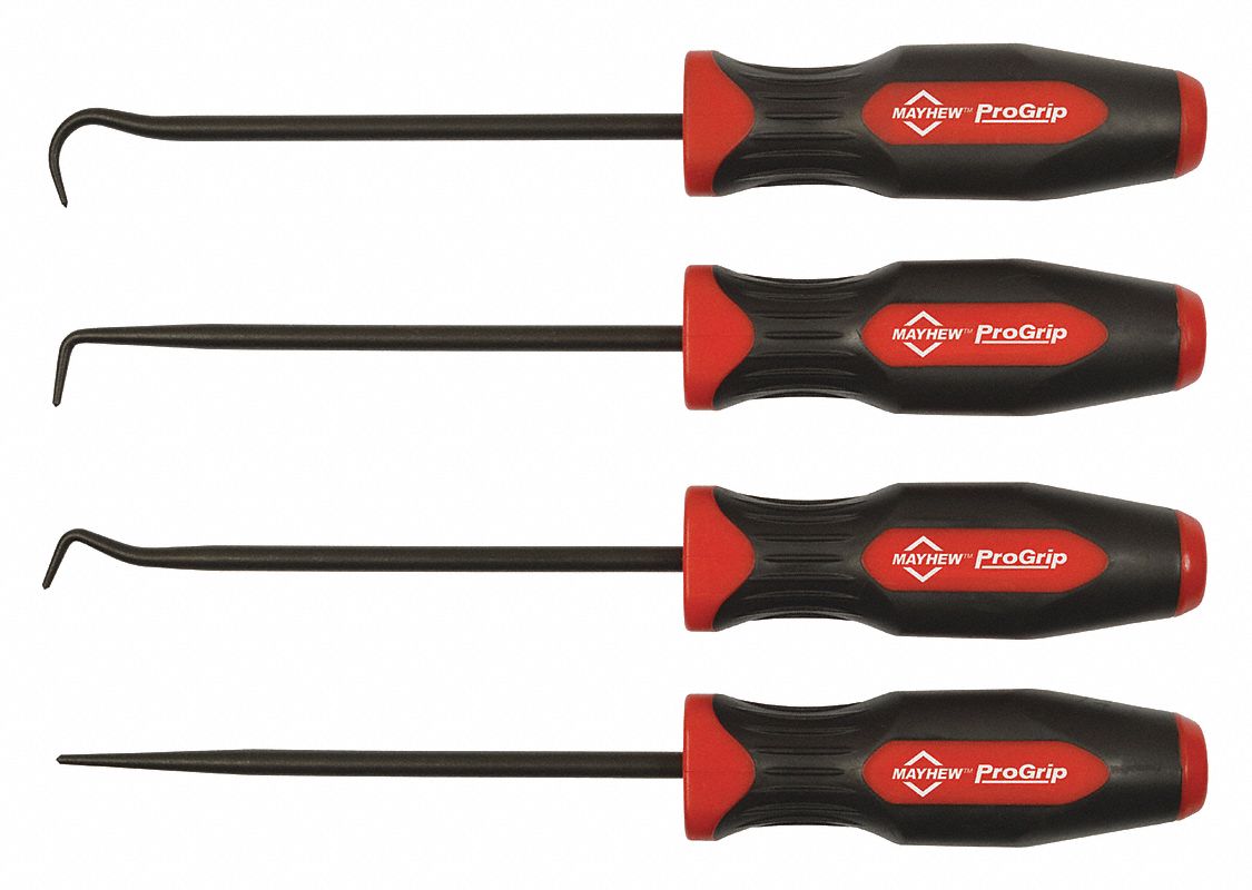 MAYHEW PRO, Steel, Angle/Hook/Straight, Hook/Pick Set - 54XR52|13094 ...