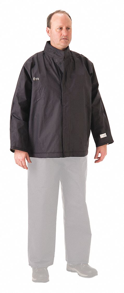 NASCO, 2 PPE CAT, 16 cal/sq cm ATPV, Flame Resistant Rain Jacket ...