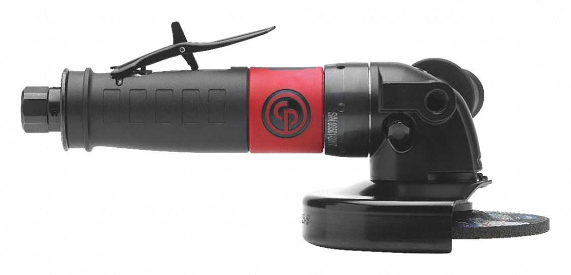 CHICAGO PNEUMATIC, 5 in Wheel Dia, 1.5 hp Horsepower, Angle Grinder ...